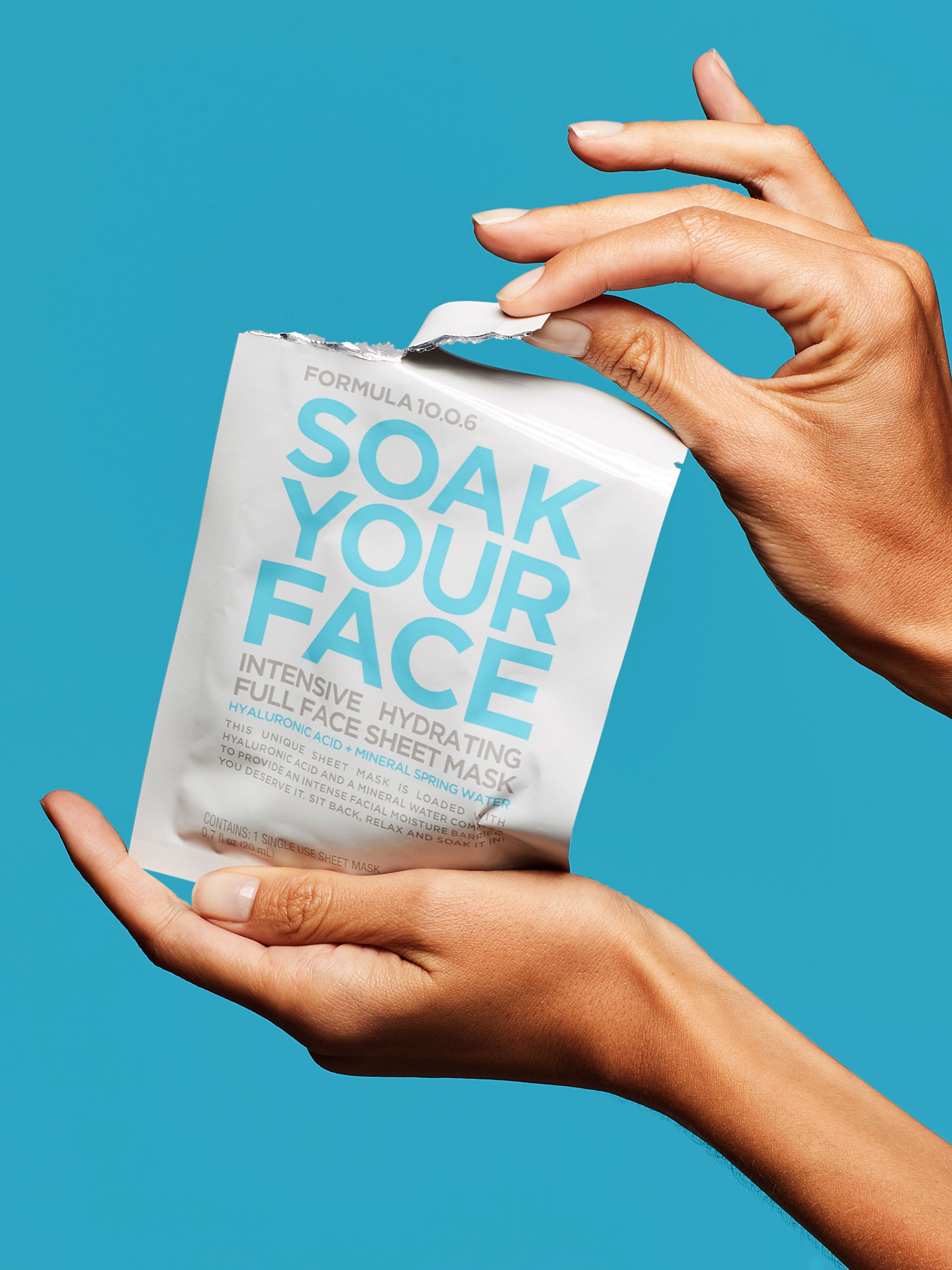 Soak Your Face - Intensive Hydrating Full Face Sheet Mask – Formula 10.0.6
