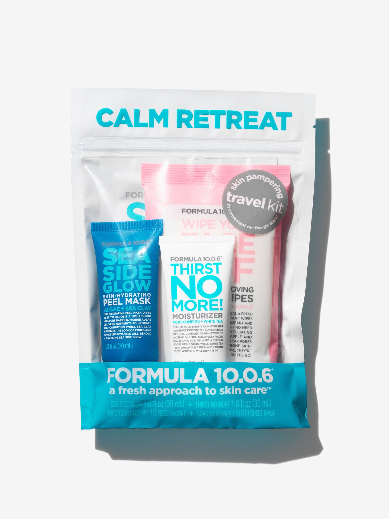 Calm Retreat - Skin Pampering Travel Kit – Formula 10.0.6
